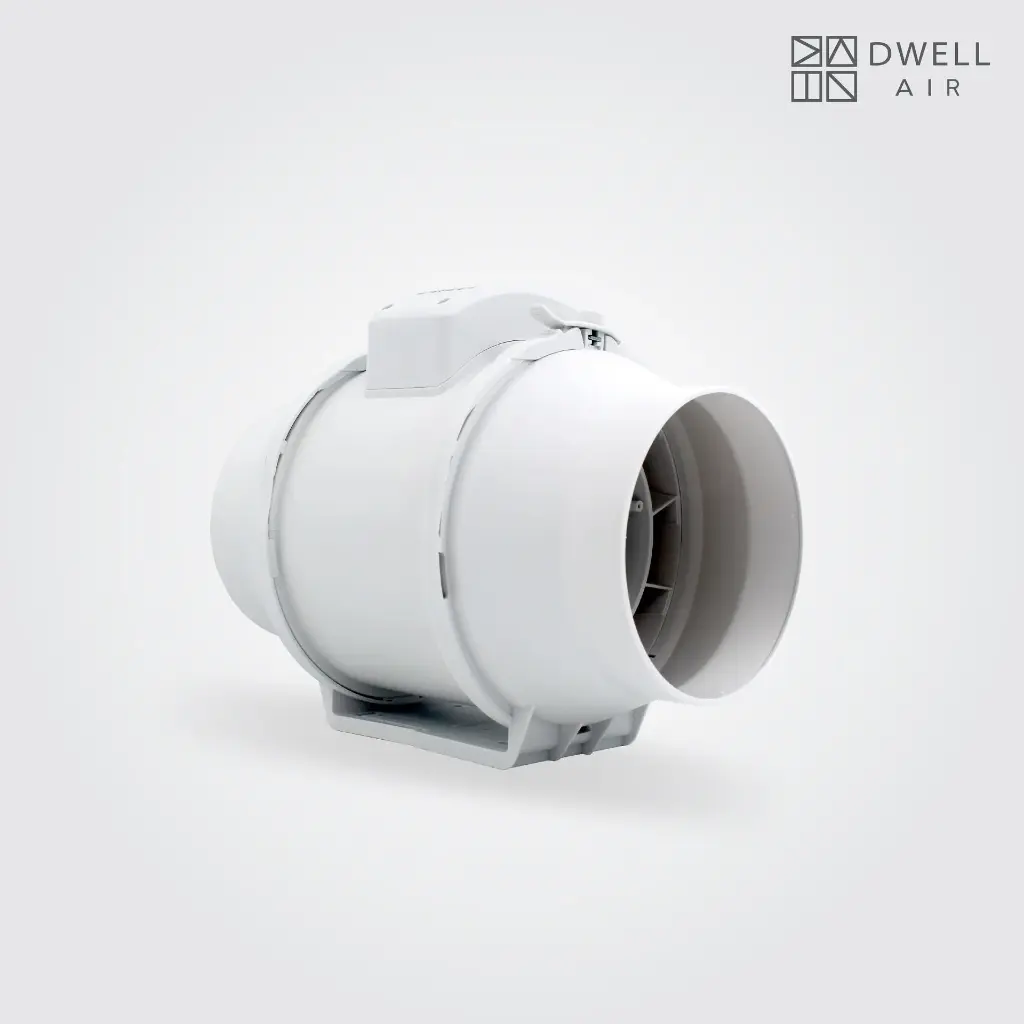 Dwell MIX 100-315 Mixed Flow Inline Duct Fan | Dwell Air