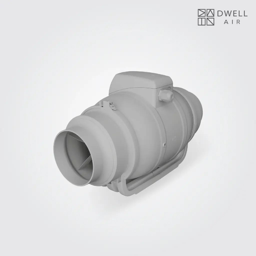 Dwell MIX 100-315 LUX Premium Mixed Flow Inline Fan | Dwell Air